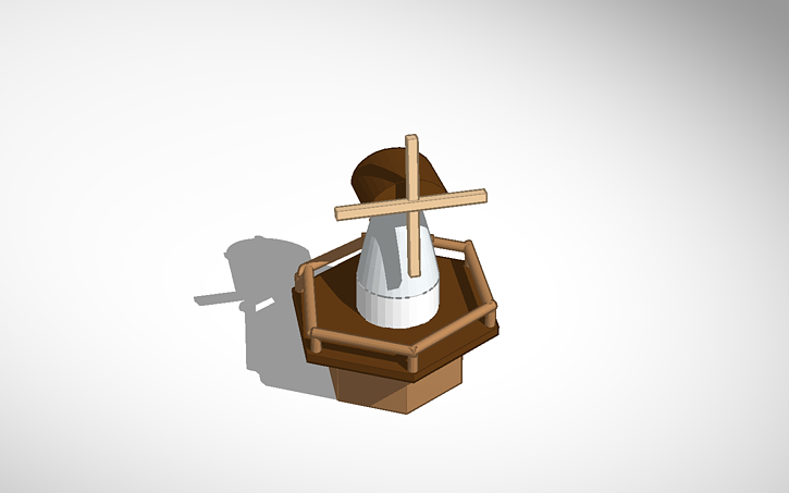 3D design Dutch windmill - Tinkercad