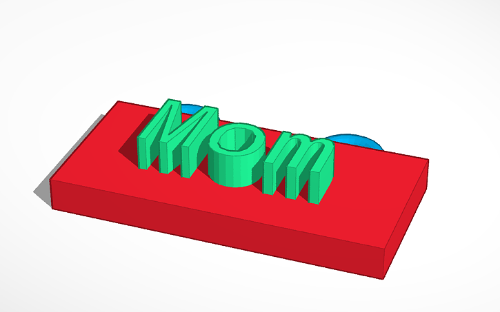 3D design mom's hanger | Tinkercad