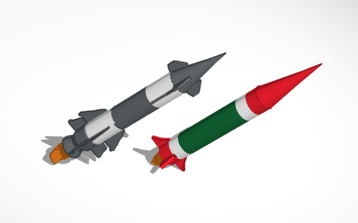 3D design Missile | Tinkercad