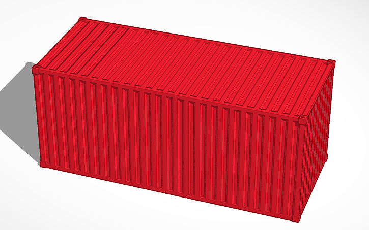 3D design Container - Tinkercad