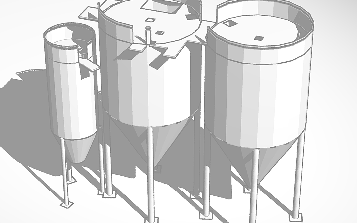 3D design Silo - Tinkercad