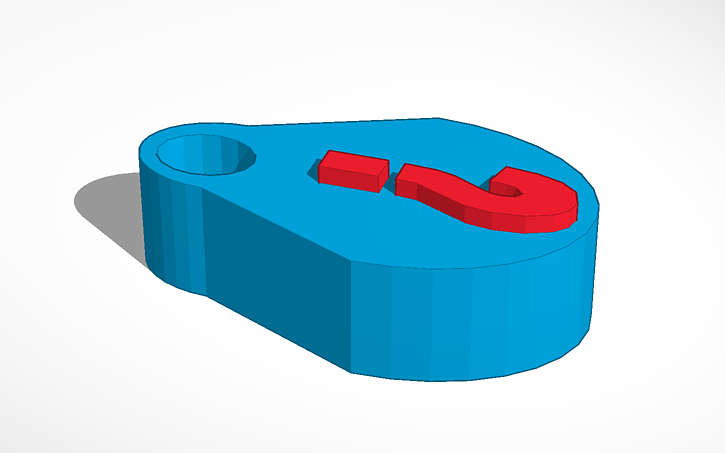 3D design tinker tag - Tinkercad