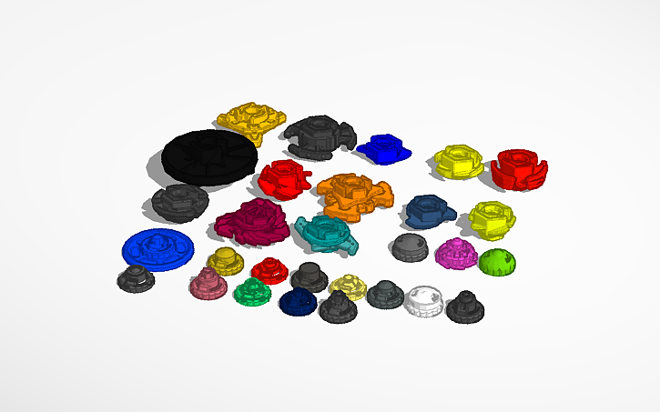 3D design spin tracks & tips - Tinkercad