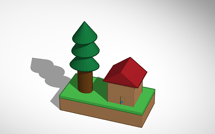 3D design forest | Tinkercad