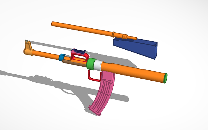 3D design Wimmersperg SPz 8x33 Assault Rifle Last Ditch Weapon | Tinkercad