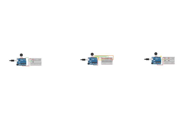 Circuit design Piano - Tinkercad