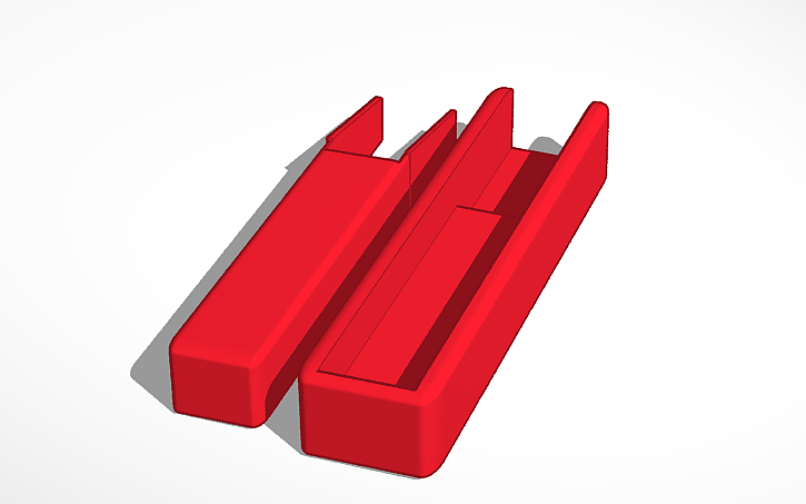 3D design handle for fire extinguisher - Tinkercad