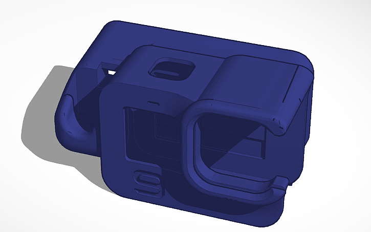 3D design Mini Drak GoPro 9 Nose | Tinkercad