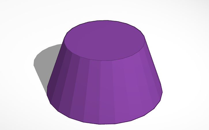 3D design Cône tronqué - Tinkercad