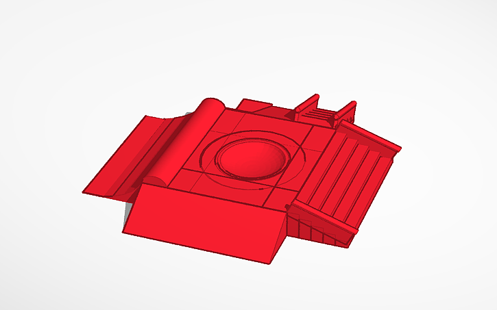 3D design tech deck skate park - Tinkercad