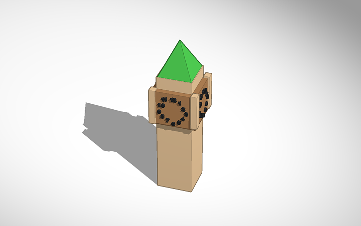 3D design big ben money bank | Tinkercad