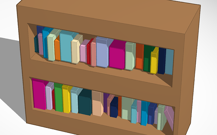 3D design Bookcase | Tinkercad