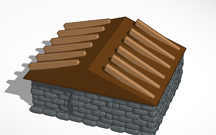 3D design Stone House - Tinkercad