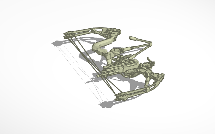3D design comp bow - Tinkercad