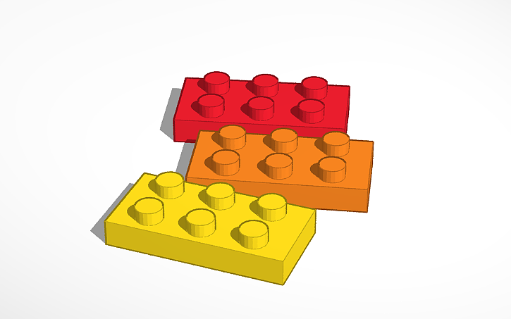 3D design Snap Legos - Tinkercad