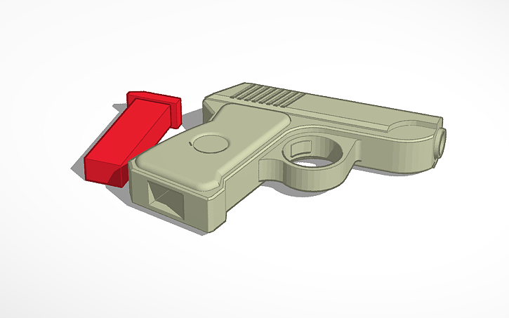 3D design TF2 pistol - Tinkercad