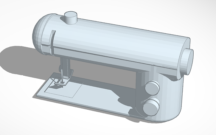 3D design Sewing Machine - Tinkercad