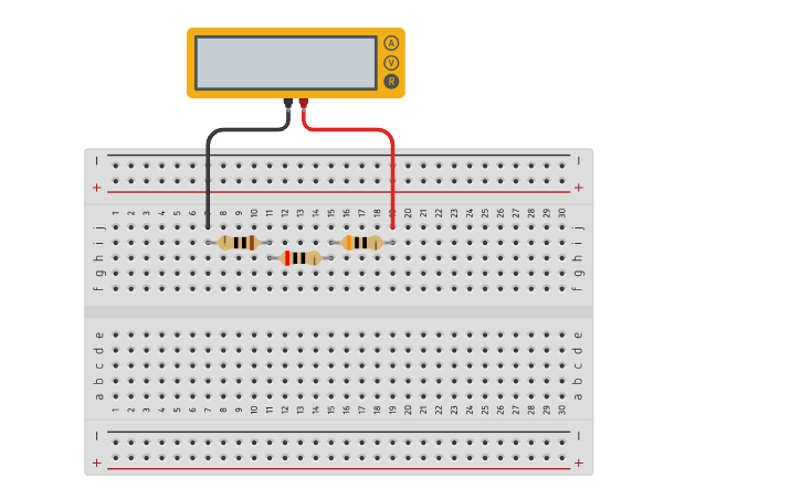 Circuit Design Lab Work 2a Series Circuit Resistance Tinkercad