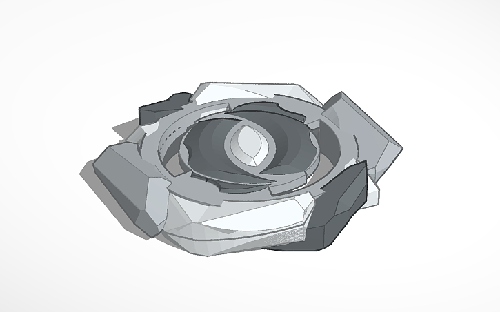 3D design Beyblade Burst layer - ρesolute τhestion - Tinkercad