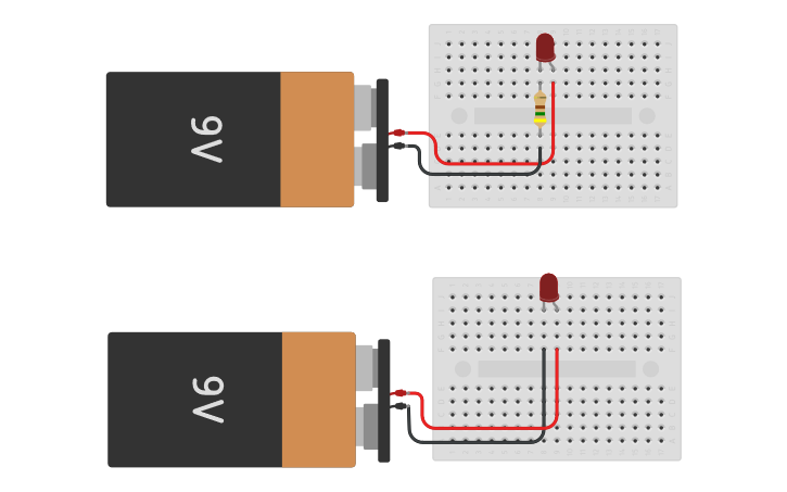 Circuit Design Led Resistors Demo Tinkercad