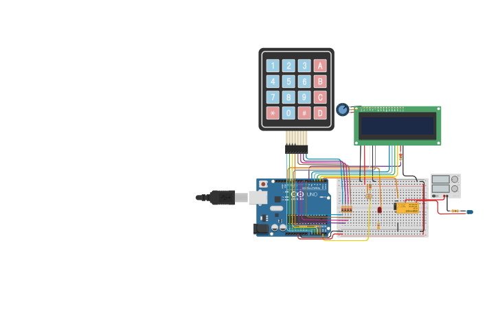 Circuit design Projeto quarto inteligente | Tinkercad Circuit design Projeto quarto inteligente | Tinkercad