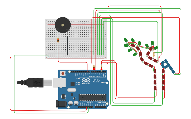 Circuit design LED Assignment 1 - Tinkercad