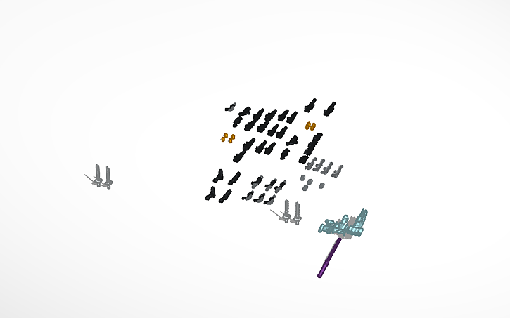 3D design Lego weapons - Tinkercad