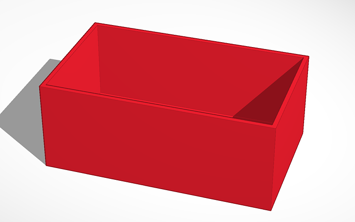 3D design bakje wtz - Tinkercad