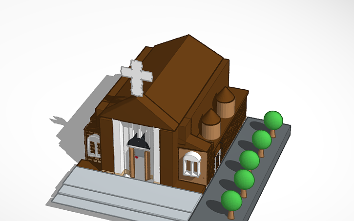 3D design Iglesia - Tinkercad