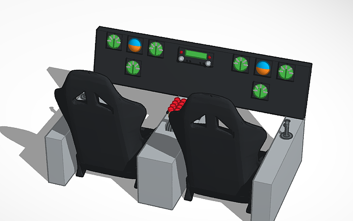 3D design Cockpit v3.0 - Tinkercad