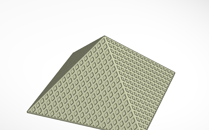 3D design louvre - Tinkercad