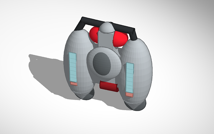 3D design Jetpack - Tinkercad