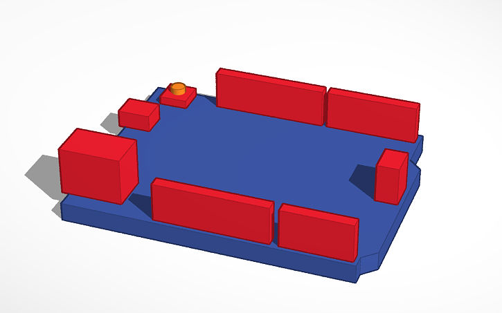 3D design Arduino Leonard | Tinkercad