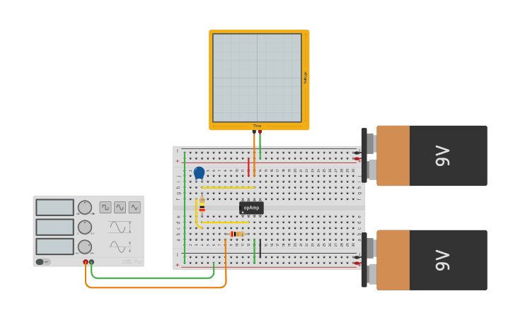 Circuit design Lab 11 _ Low Pass First-Order Filter - Tinkercad