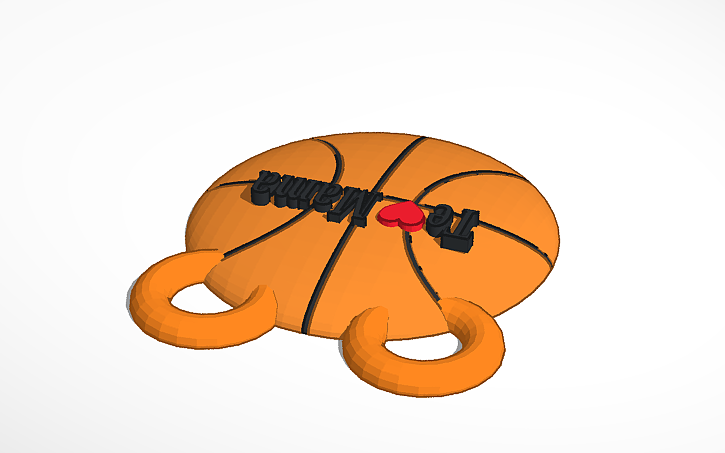 3D design BASKETBALL - Tinkercad