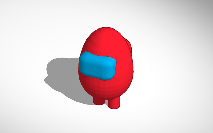 3D design AMONG US - Tinkercad