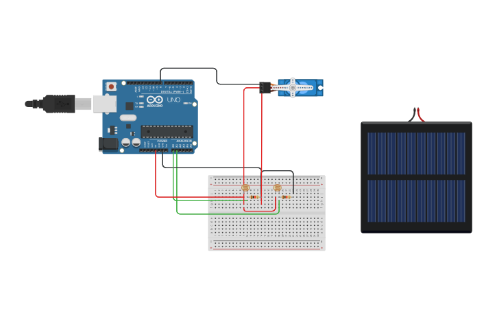 Circuit Design Solar Tracker Optimization Of Solar Energy Capture