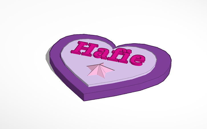 3D design Hafie! - Tinkercad