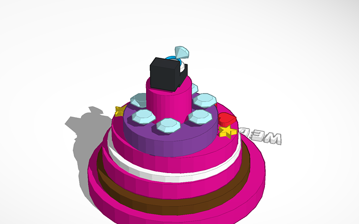 3D design cake | Tinkercad