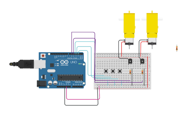 Circuit design biomedical - Tinkercad