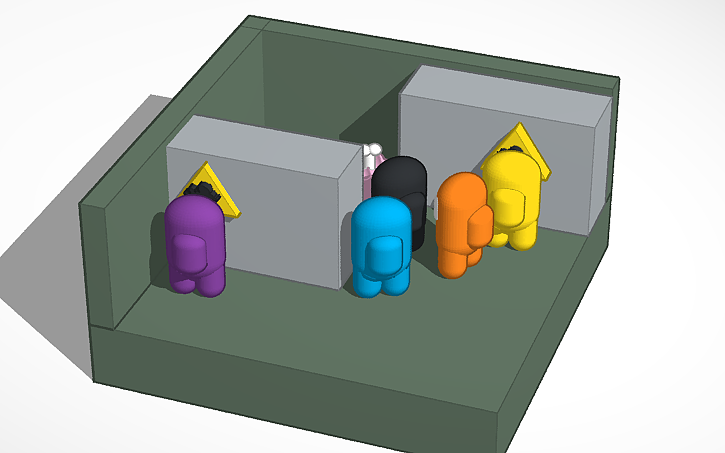 3D design among us skeld electrical | Tinkercad