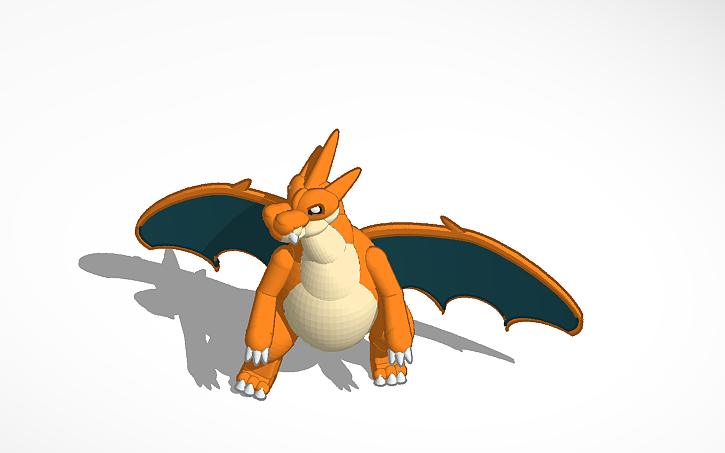 3D design Charizard - Tinkercad