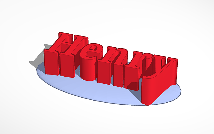 3D design My key chain - Tinkercad