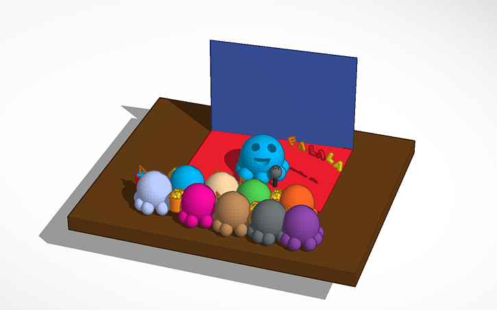 3D design Octopus concert! - Tinkercad