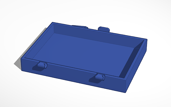 3D design Snap Hinge Box Top - Tinkercad