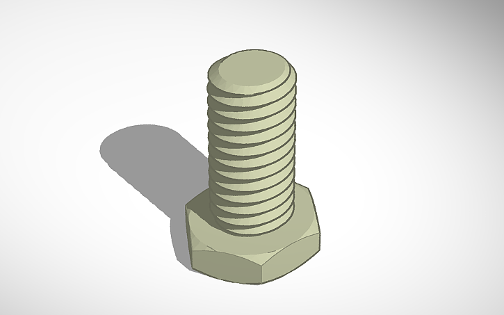 3D design Screw | Tinkercad