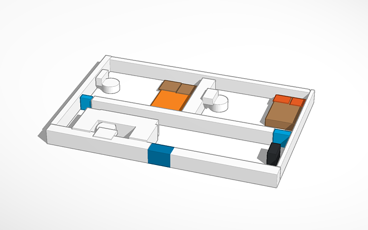 3D design inside house | Tinkercad
