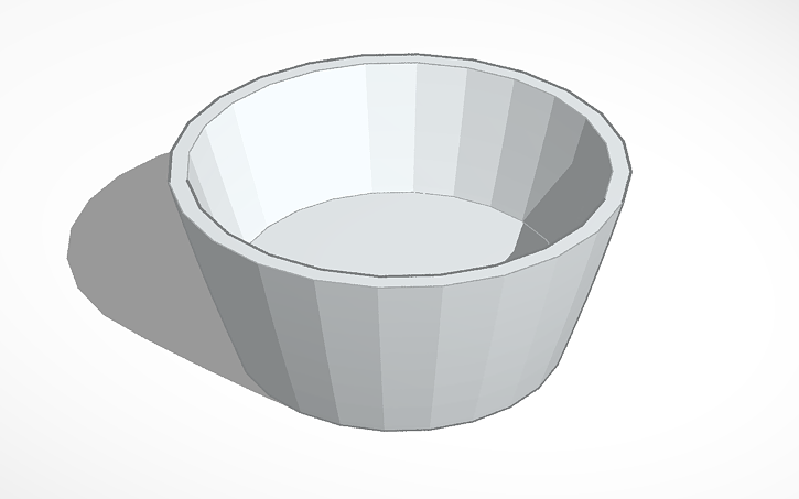 3D design Bowl - Tinkercad