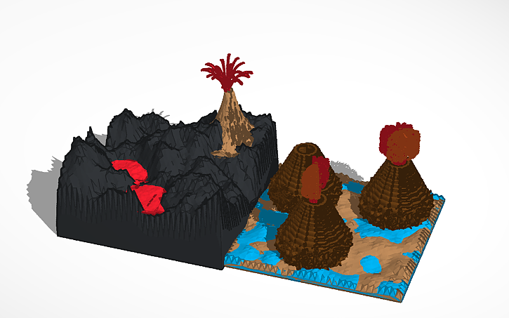3D design Volcano | Tinkercad
