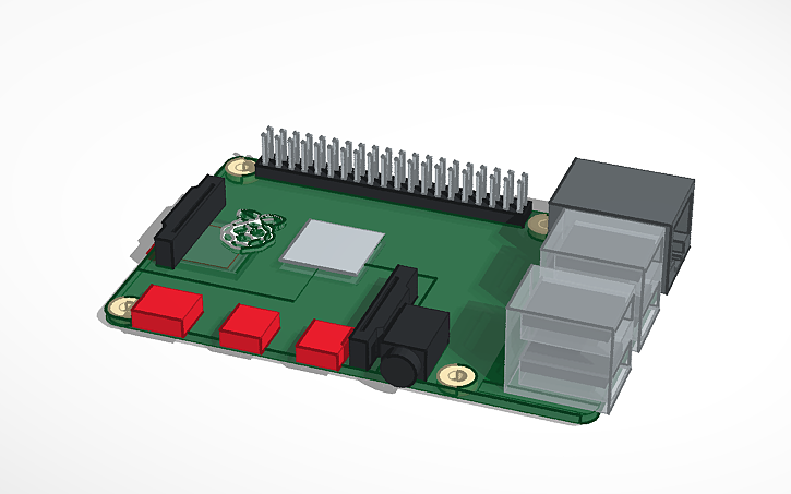 3D design 52Pi Ice Tower Low Profile | Tinkercad